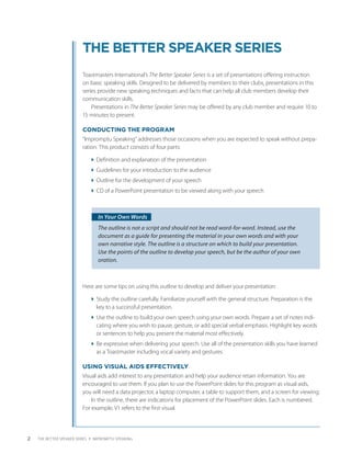 Impromptu Speaking (PDF) | PDF