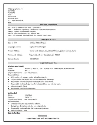 Resume-Progress Debnath | PDF