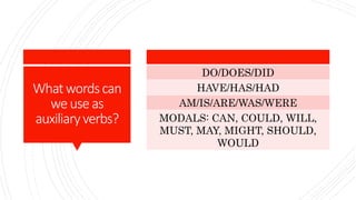 273 helping verbs | PPT