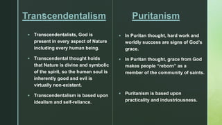 Transcendentalism Symbols
