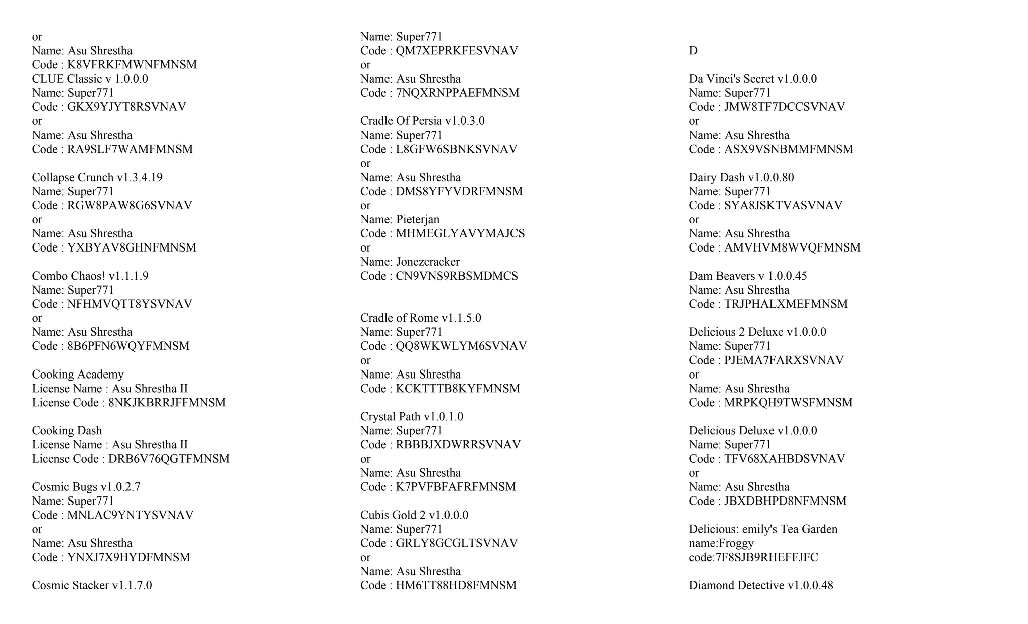 27425296 serial-number-gamehouse-new 2 | PDF