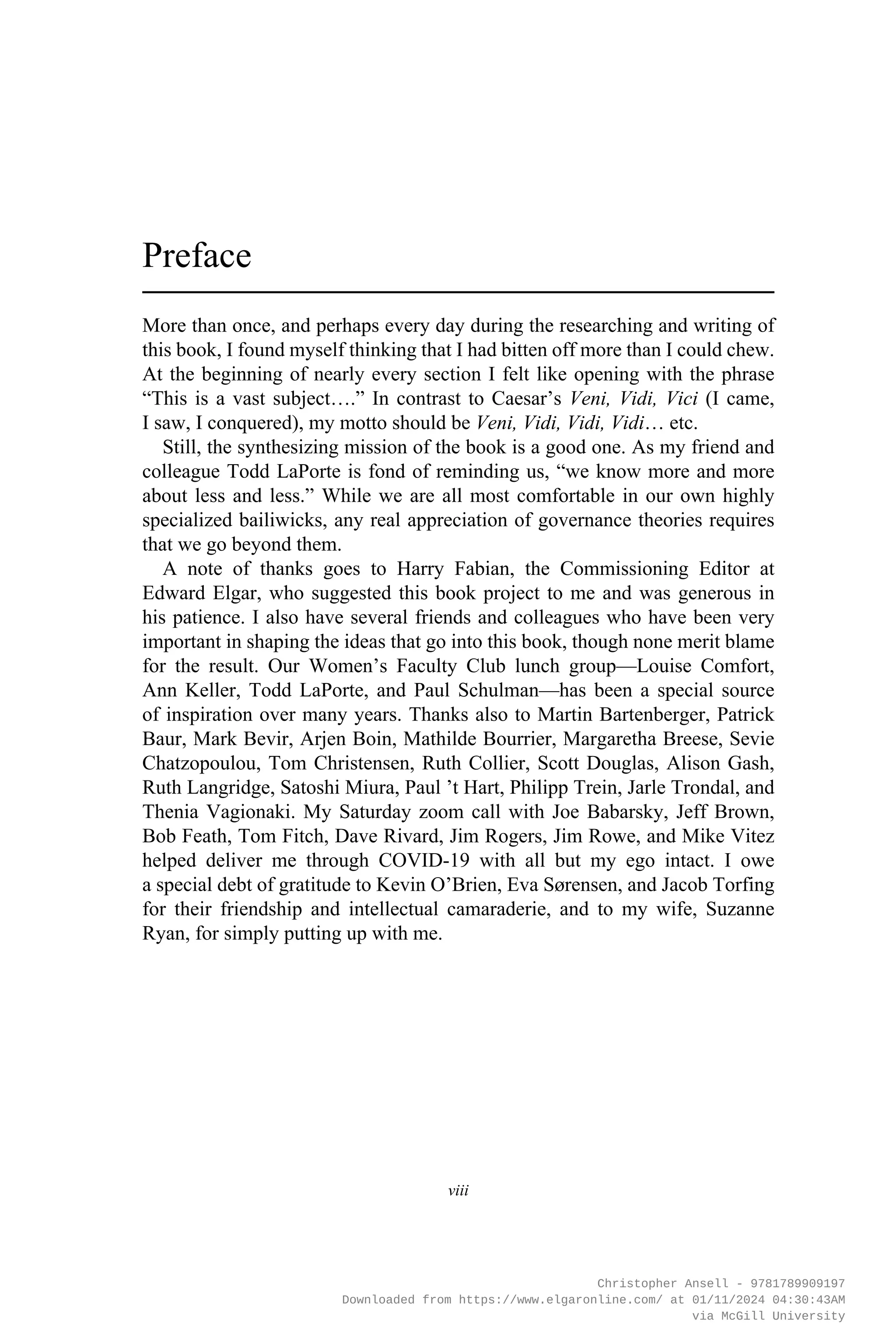 Rethinking Theories Of Governance Christopher Ansell | PDF