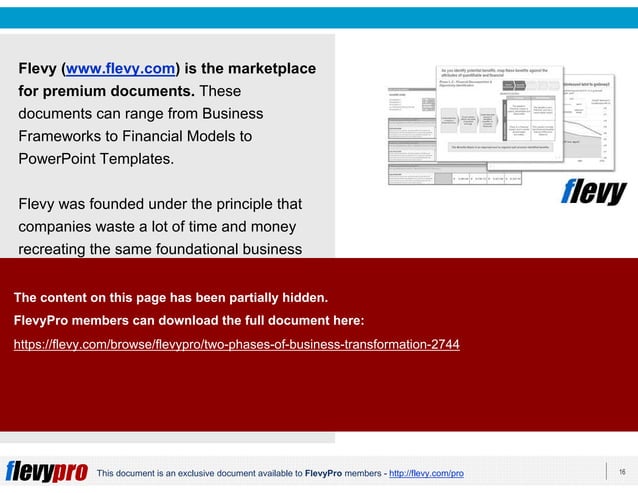 Two Phases of Business Transformation | PPT