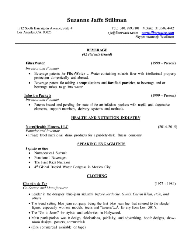 Suzanne Resume 2016 | PDF