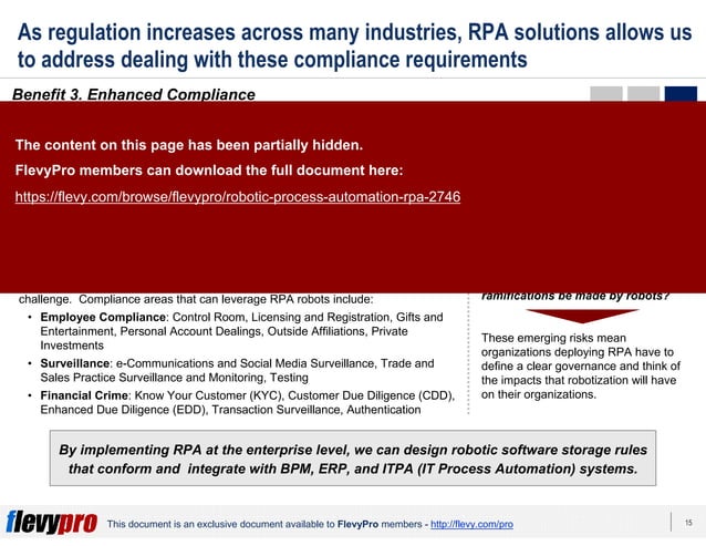 Robotic Process Automation (RPA) | PPT