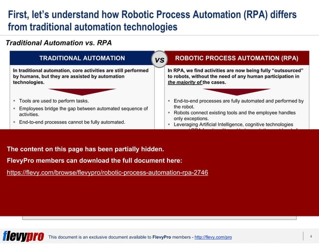 Robotic Process Automation (RPA) | PPT
