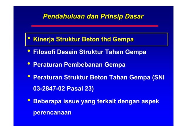 konsep-struktur-beton-tahan-gempa | PDF