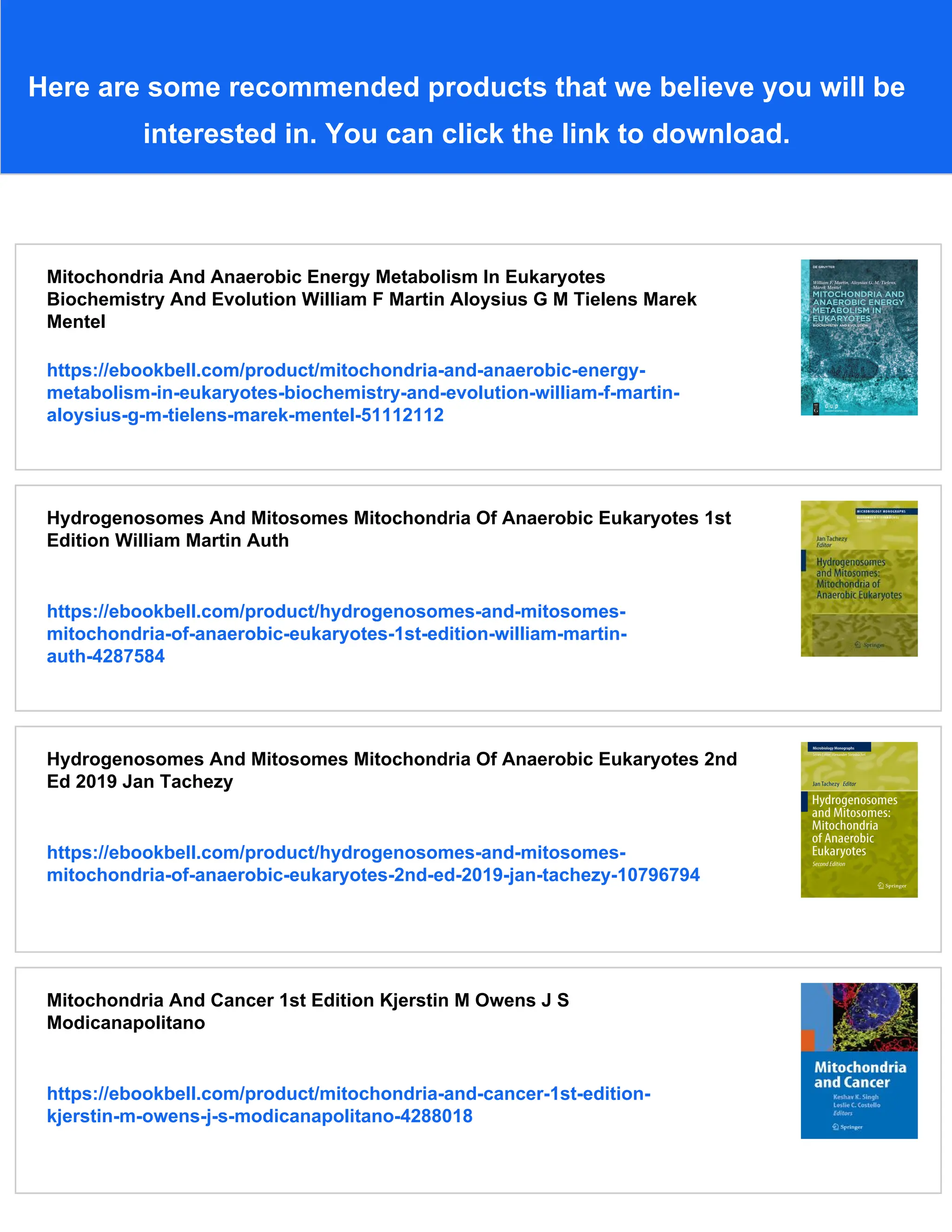 Mitochondria And Anaerobic Energy Metabolism In Eukaryotes Biochemistry ...
