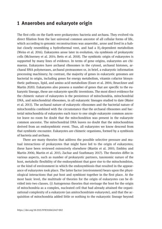 Mitochondria And Anaerobic Energy Metabolism In Eukaryotes Biochemistry ...