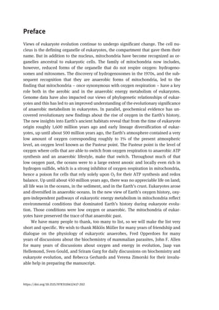 Mitochondria And Anaerobic Energy Metabolism In Eukaryotes Biochemistry ...