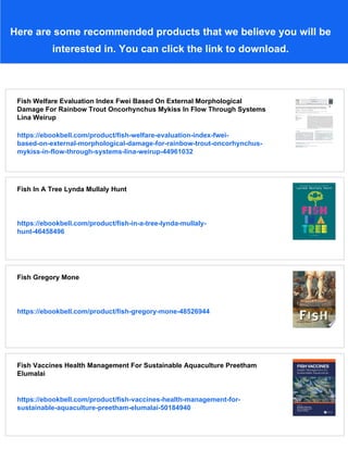 Fish Karyotypes A Check List 2011th Edition Arai Ryoichi | PDF