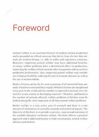 Broiler Chickens Welfare In Practice Animal Welfare In Practice Mench | PDF
