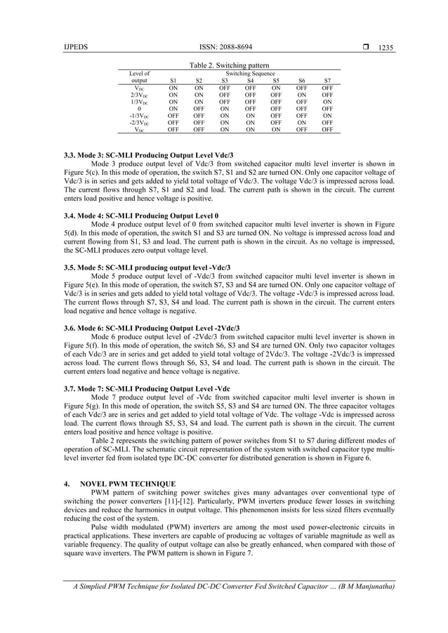 A Simplified PWM Technique for Isolated DC-DC Converter Fed Switched ...