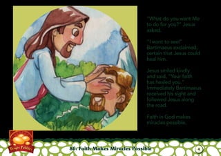 Faith makes miracles possible | PDF