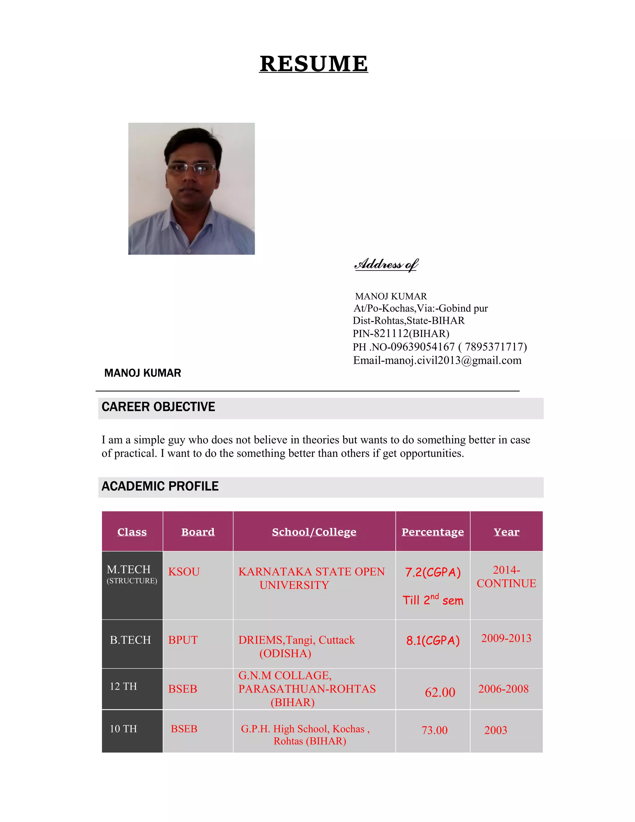 RESUME | PDF
