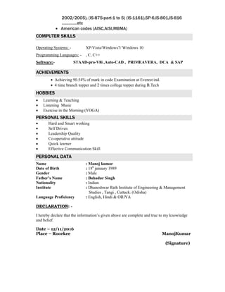 RESUME | PDF