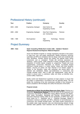 Khalid Khan-Geo (5-10-16) | DOCX | Civil Engineering Industry | Industries