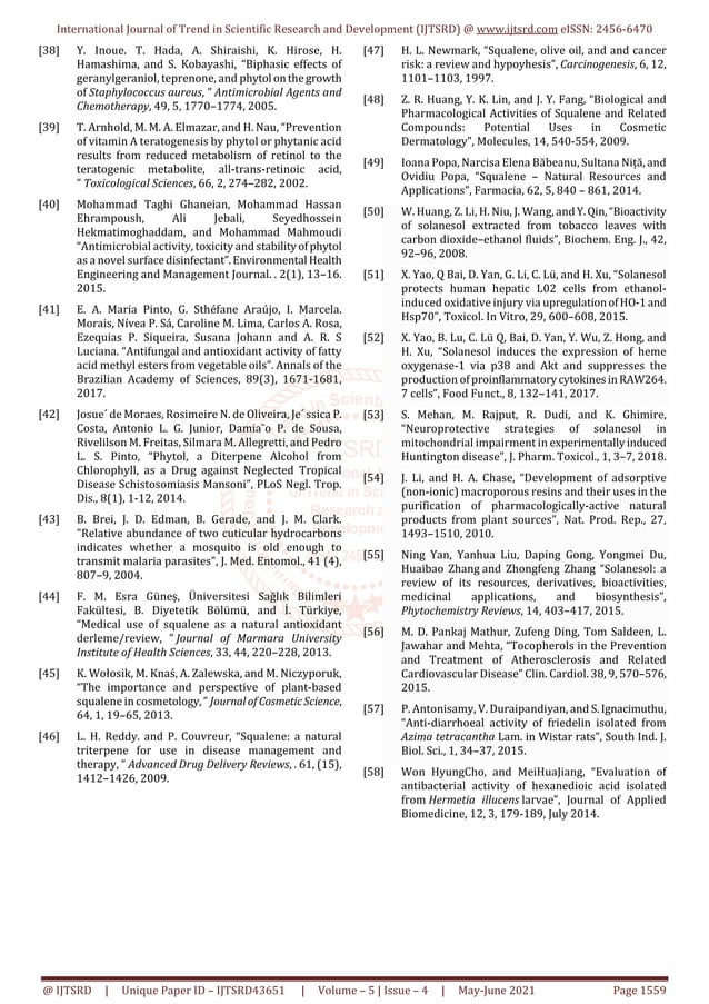 Identification of Bioactive Phytochemicals using GC–MS in Leaf Ethanolic Extract of Tragia ...