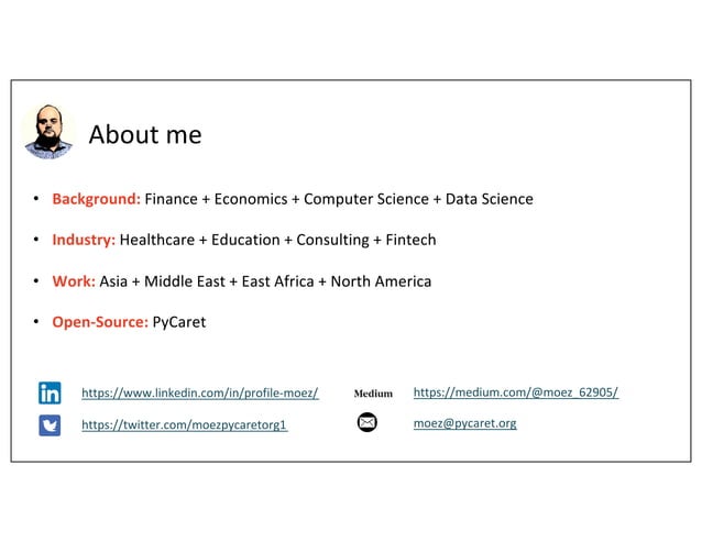 Machine Learning with PyCaret | PPT