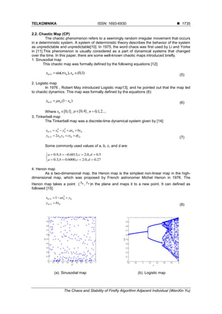 The Chaos and Stability of Firefly Algorithm Adjacent Individual | PDF | Physics | Science