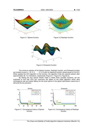 The Chaos and Stability of Firefly Algorithm Adjacent Individual | PDF | Physics | Science