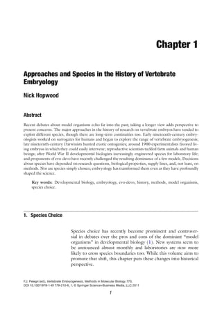 Vertebrate Embryogenesis Embryological Cellular And Genetic Methods ...