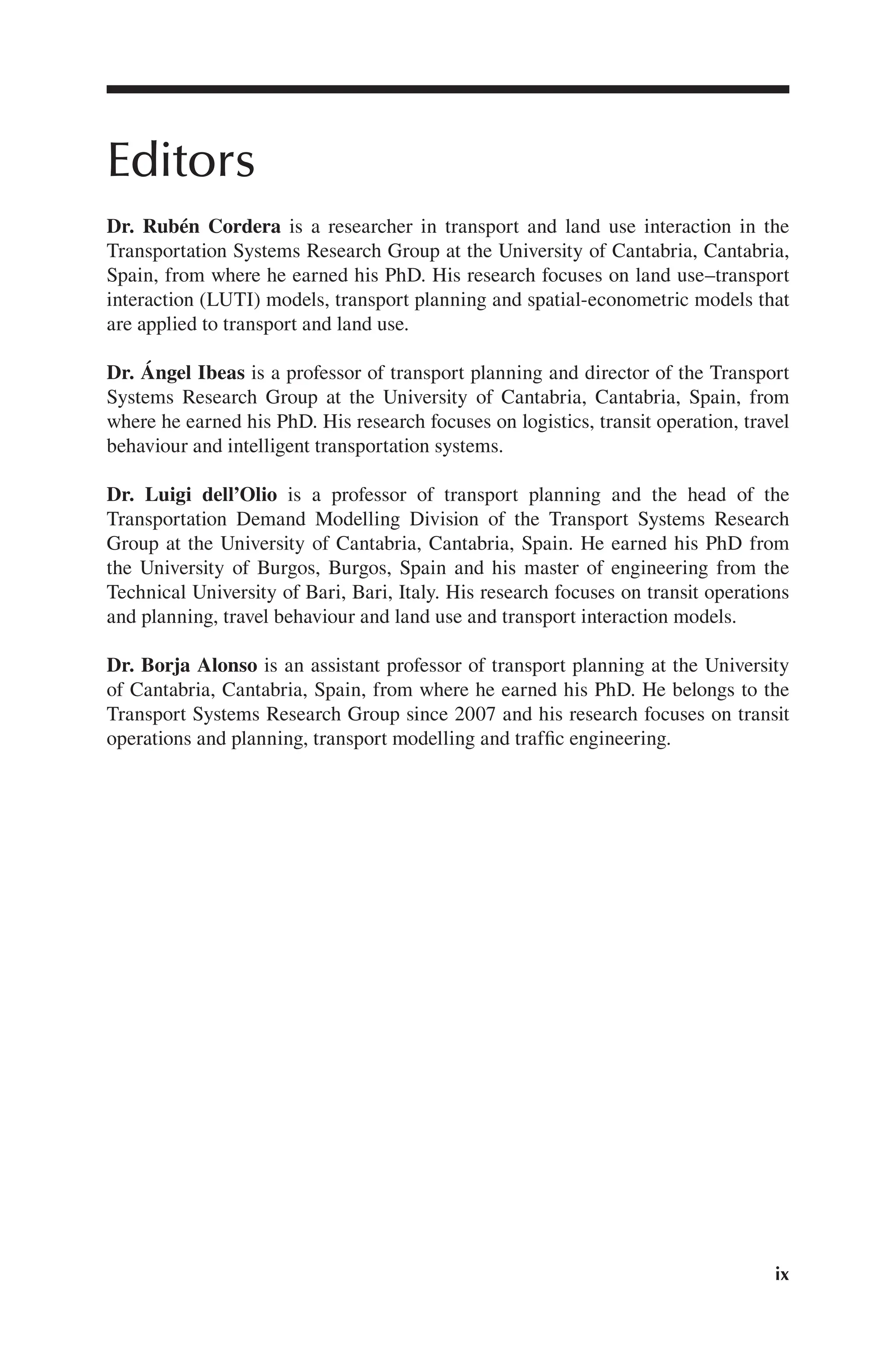 Land use-transport interaction models 1 Edition Edition Rubén Cordera | PDF