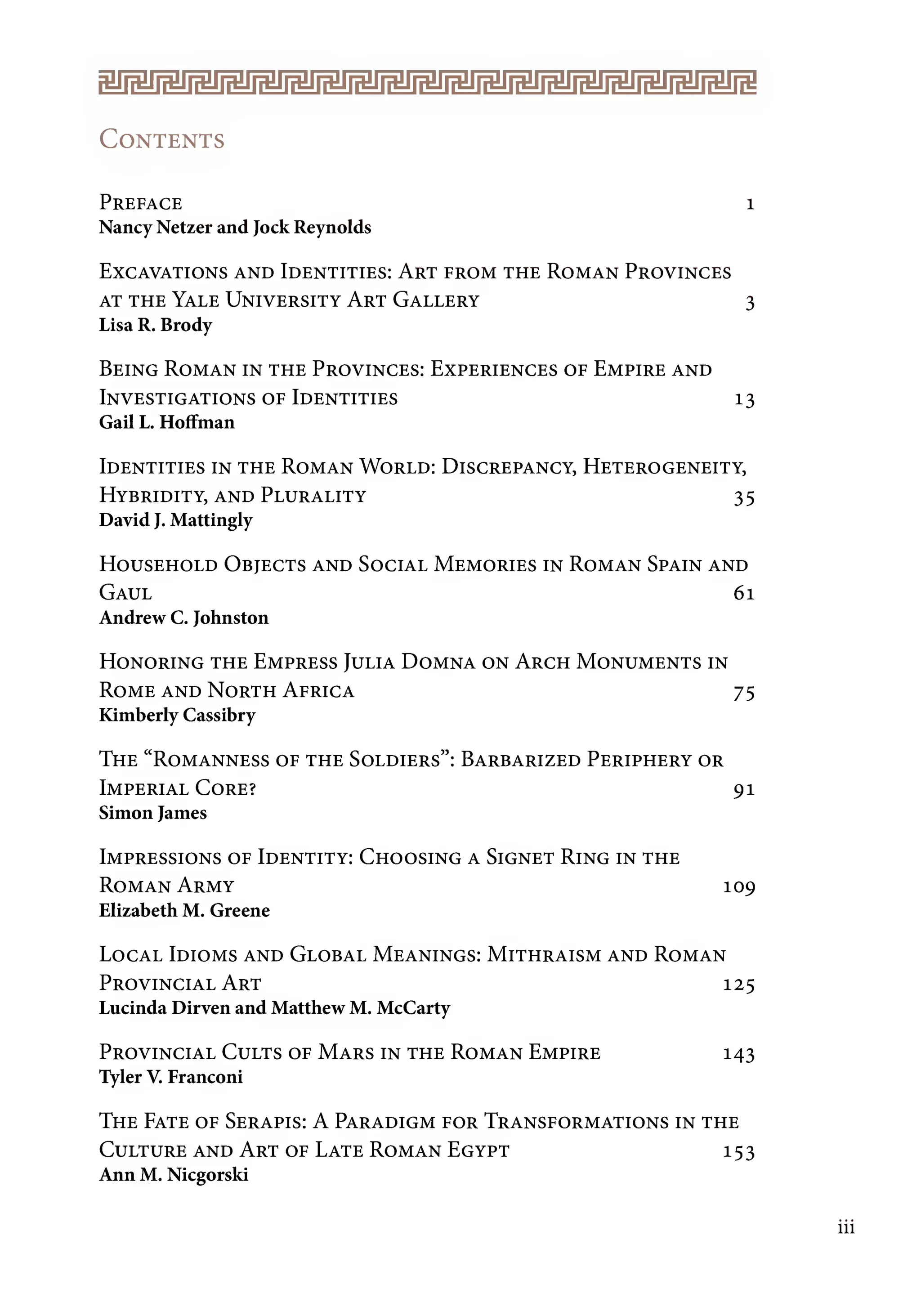 Roman In The Provinces Art On The Periphery Of Empire Lisa R Brody | PDF