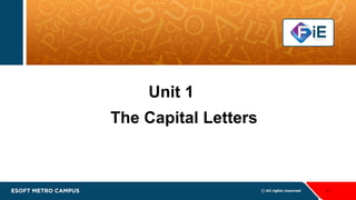 Capital Letters and its formation.in Englishpdf | PDF