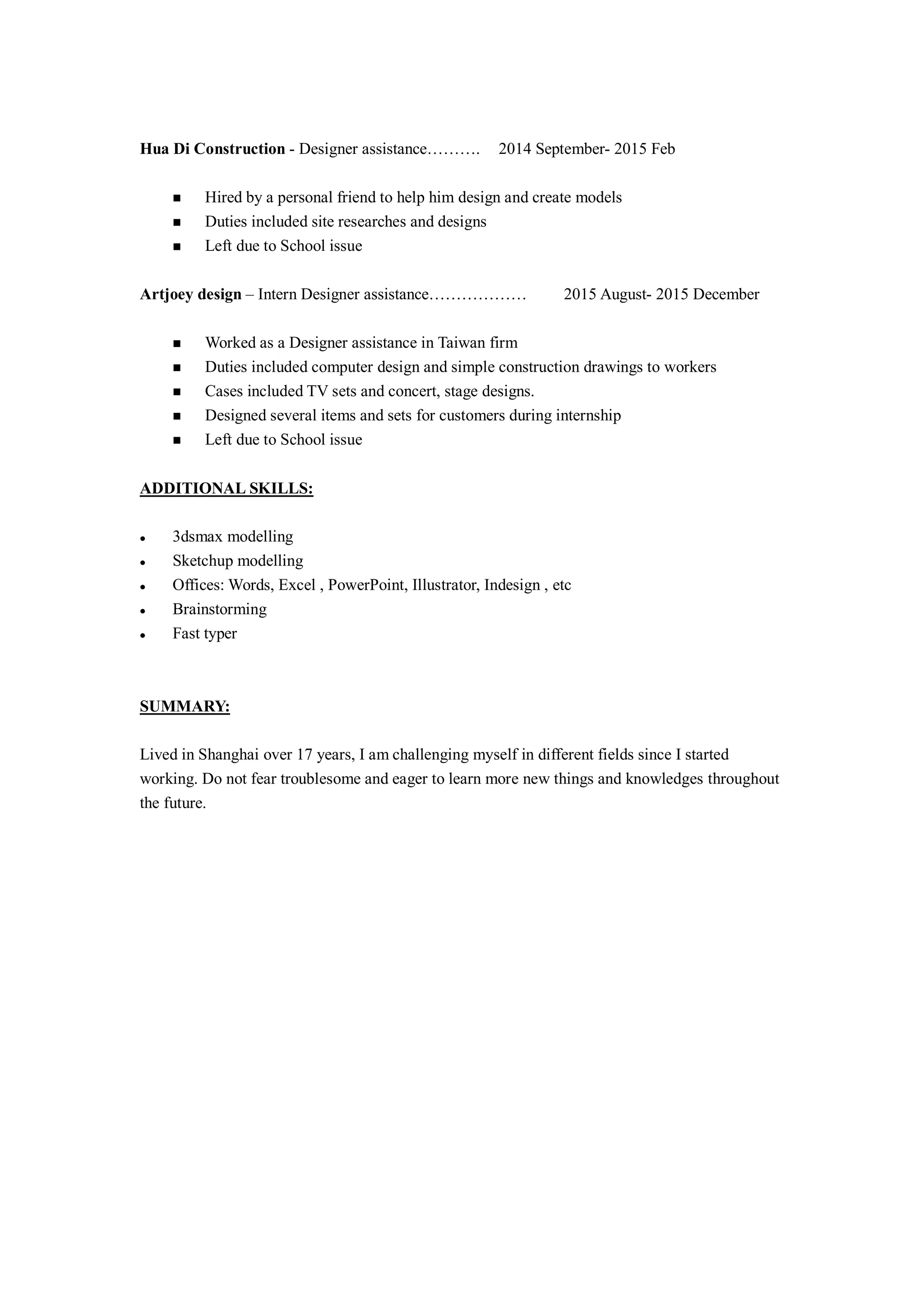 SOGO CHEN CHUNG KUANG CV | PDF | Technology & Computing