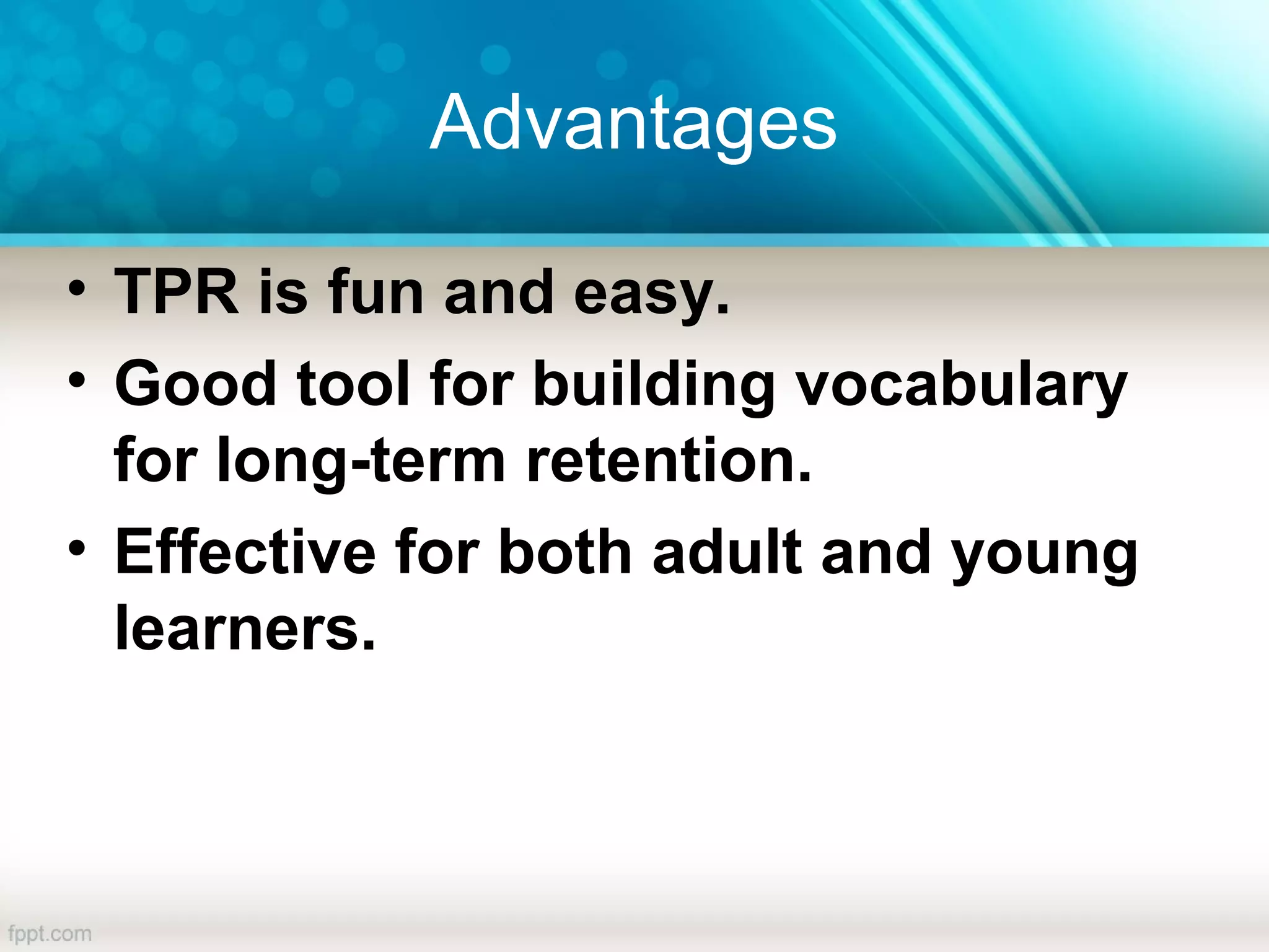 Powerpoint Total Pysical Response | PPT