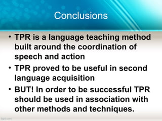Powerpoint Total Pysical Response | PPT