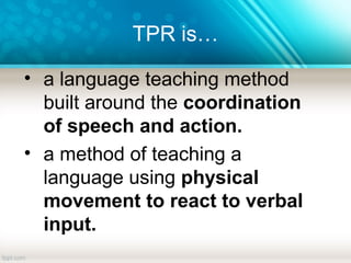 Powerpoint Total Pysical Response | PPT