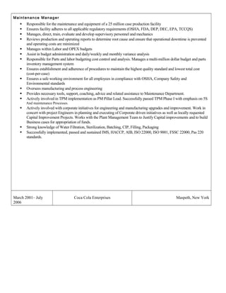Resume 2015 | DOC