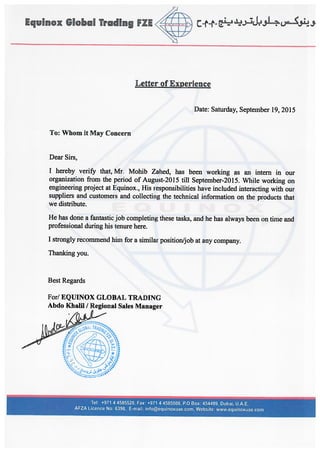 Equinox Global Trading recomendation letter.PDF