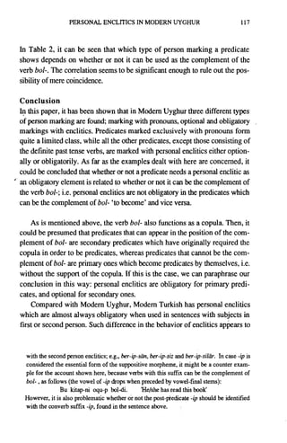 tooru_hayasi_personal_enclitics_modern_uyghur | PDF