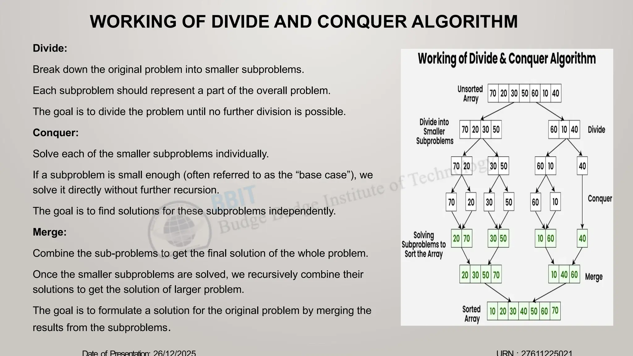 makaut divide and conqure algorithem_PGCSE104.pptx