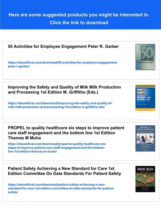Lean hospitals improving quality patient safety and employee engagement Third Edition Graban | PDF