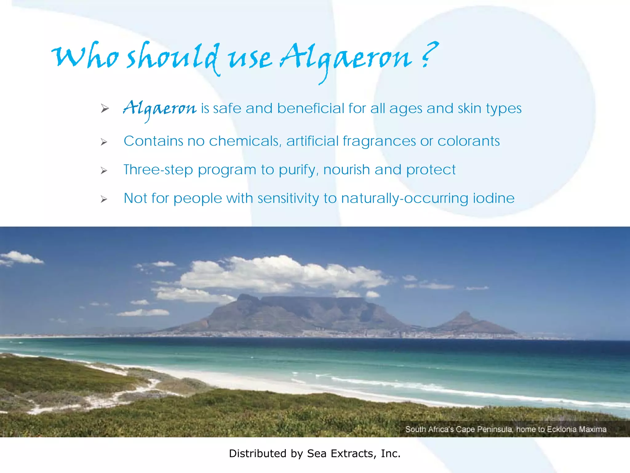 Algaeron Ecklon Slideshow | PPT