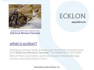 Algaeron Ecklon Slideshow | PDF