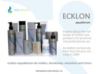 Algaeron Ecklon Slideshow | PDF