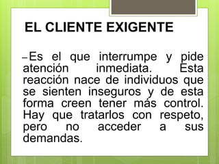 276429408 tipos-de-clientes | PPTX