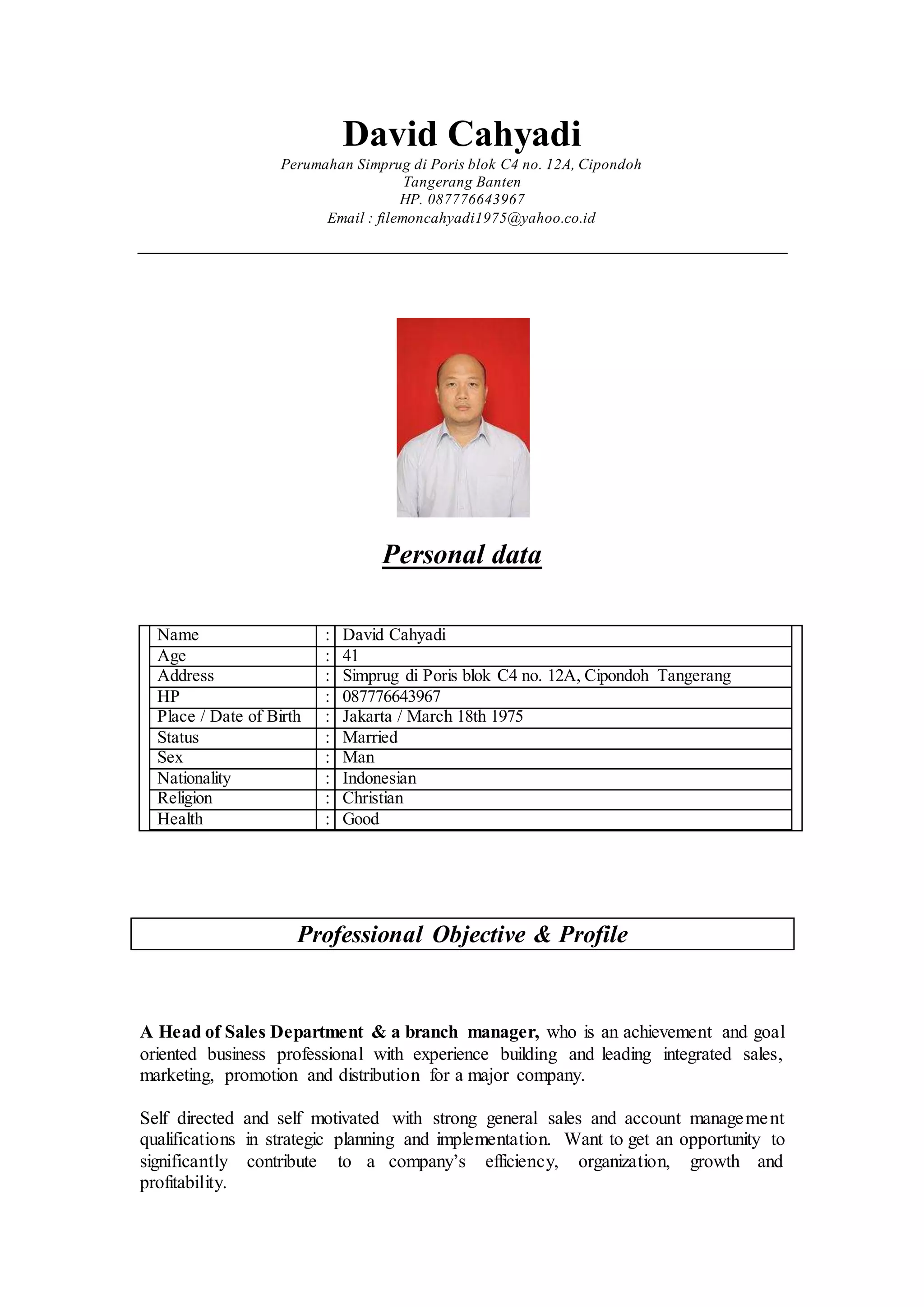 resume-david-2016-II | PDF