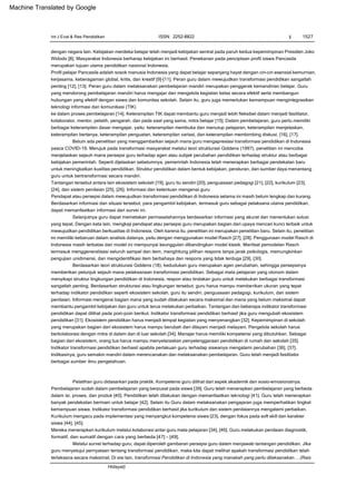 Transformasi Pendidikan di Indonesia pada tahun 2022 | PDF