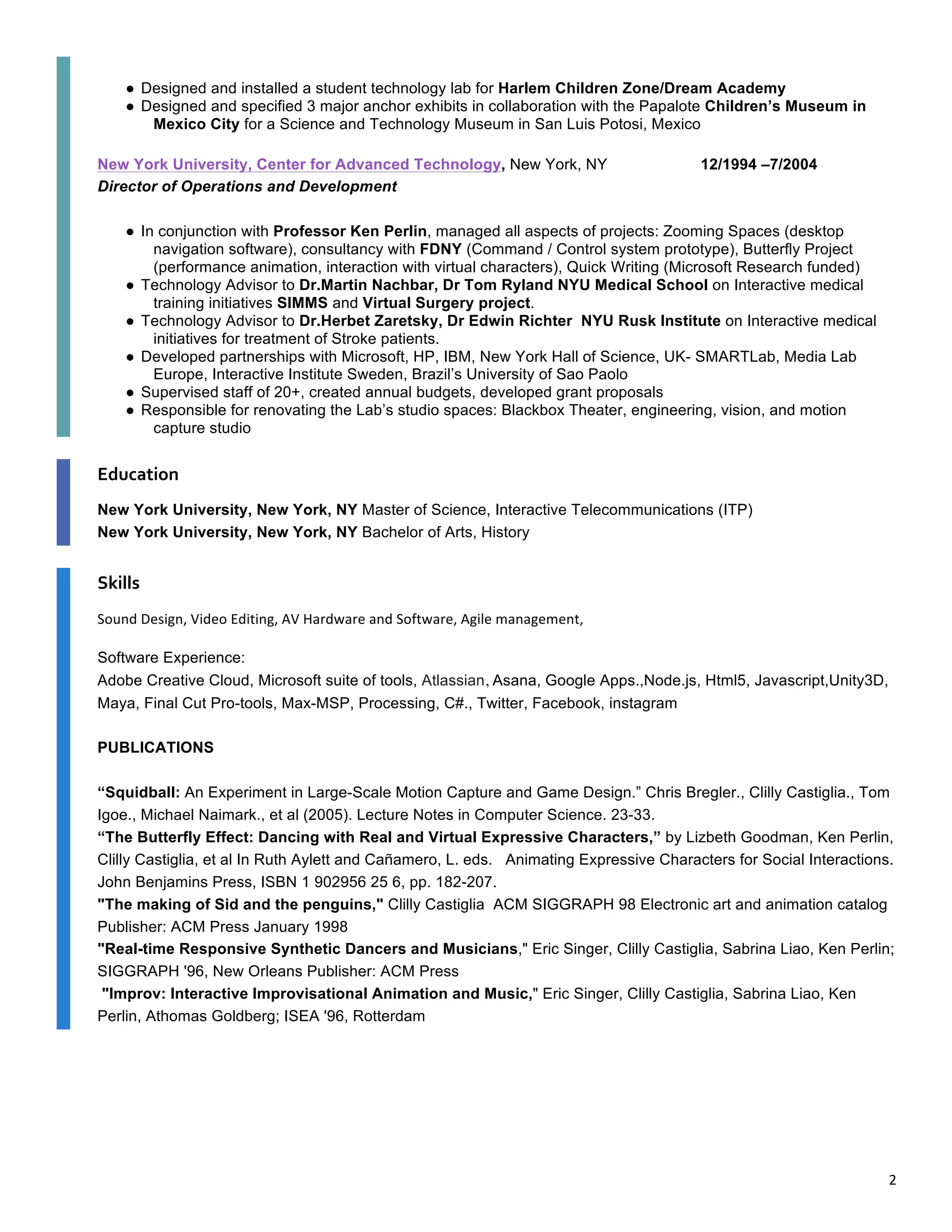 725CastigliaResumelinkedin | PDF