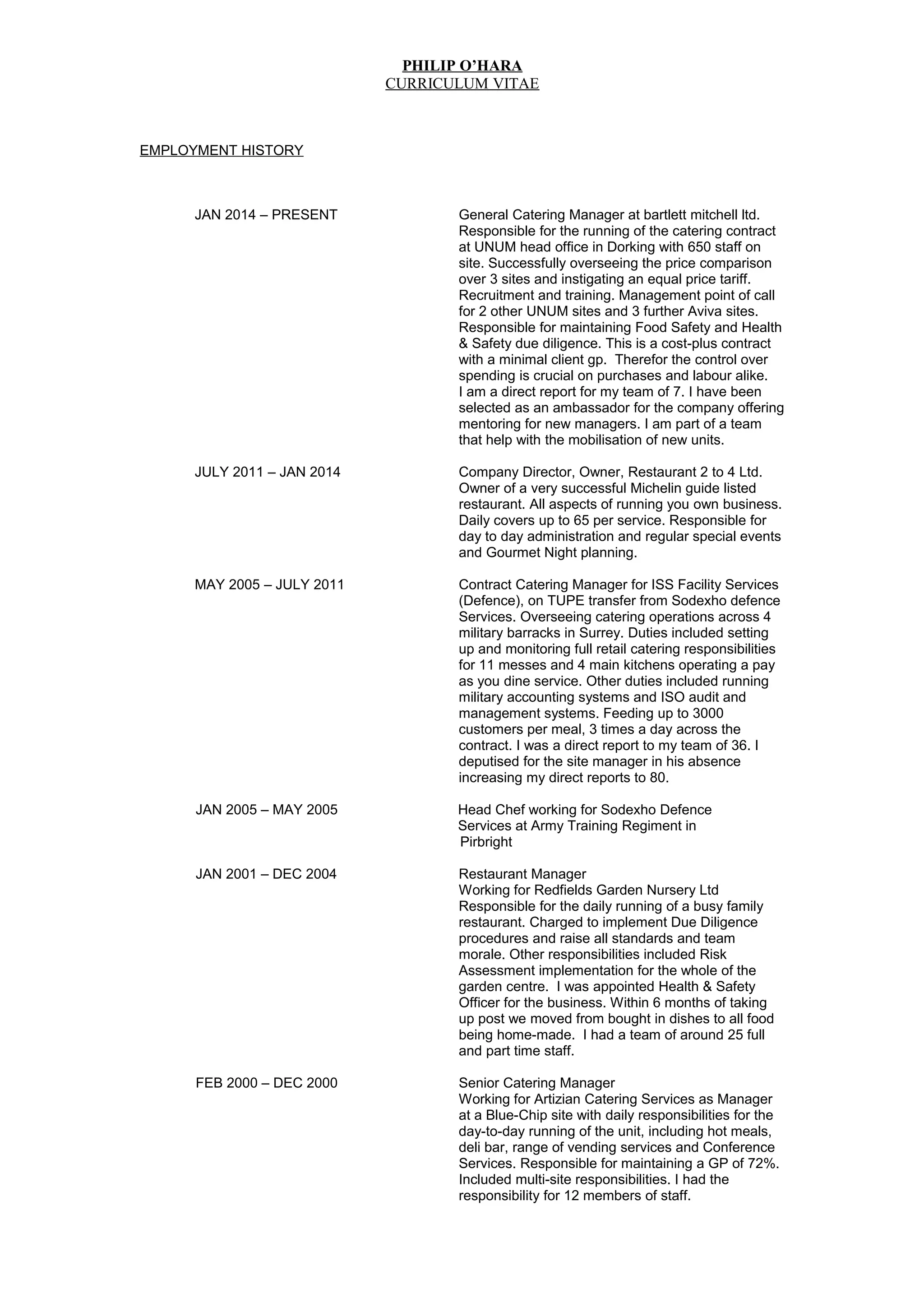 CV PHILOHARA 010217 | DOC
