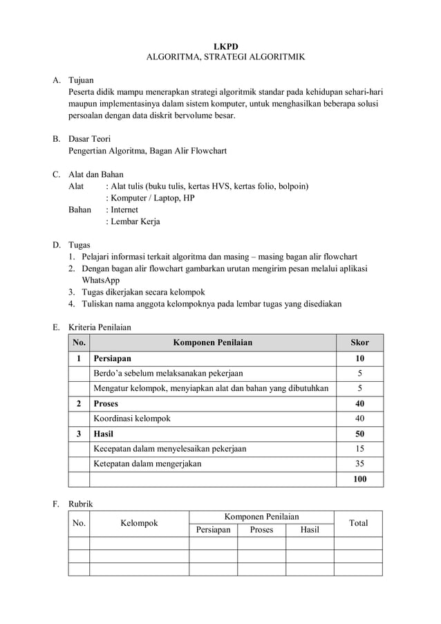 Modul-Ajar_Informatika_X_Berpikir-Komputasional-dan-LKPD | PDF