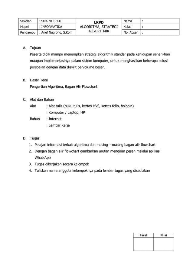 Modul-Ajar_Informatika_X_Berpikir-Komputasional-dan-LKPD | PDF