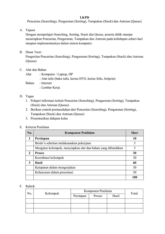 Modul-Ajar_Informatika_X_Berpikir-Komputasional-dan-LKPD | PDF
