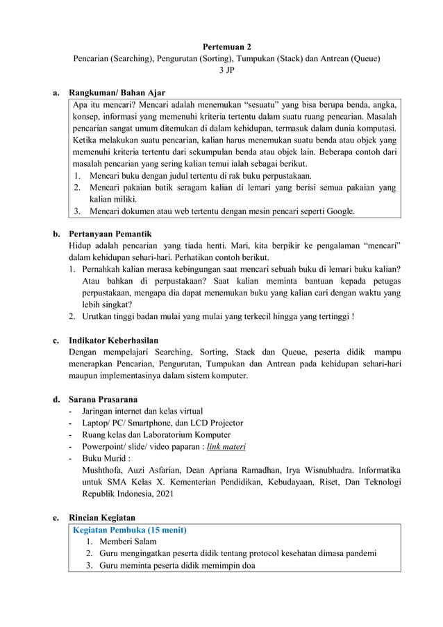 Modul-Ajar_Informatika_X_Berpikir-Komputasional-dan-LKPD | PDF